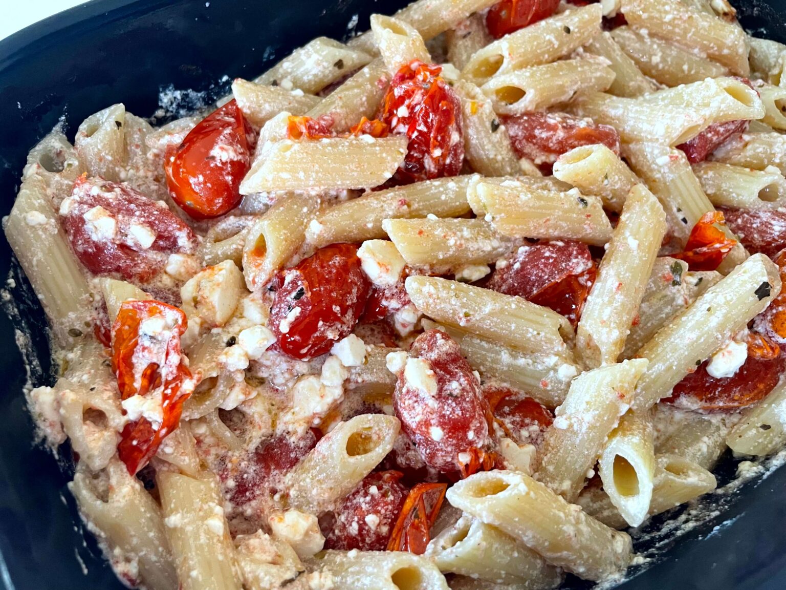 Baked Feta and Tomato Pasta Recipe - My Recipe Archive